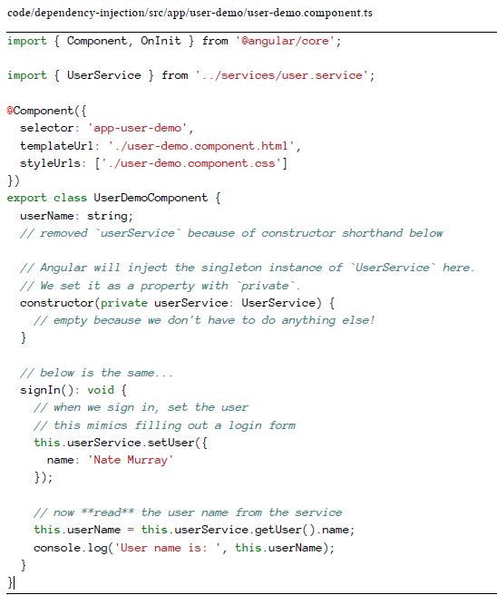 Fixed NG Book 5 Dependency Injection Page 175 – iancarpenter.dev