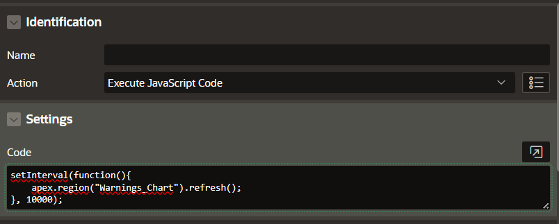 Oracle Apex 24: Automatically Refreshing a Report – iancarpenter.dev
